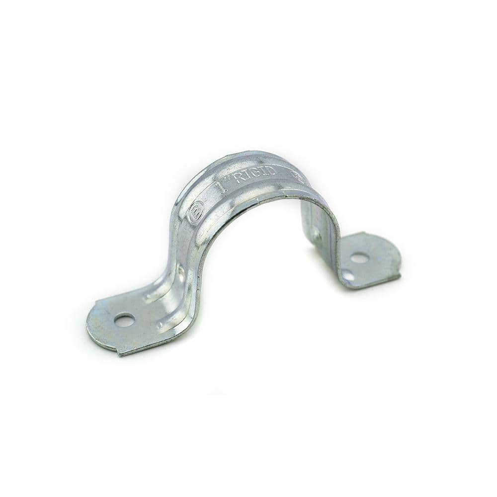 BRIDGEPORT 1 in. Rigid Conduit 2-Hole Straps (100-Pack) 1903 - The Home ...