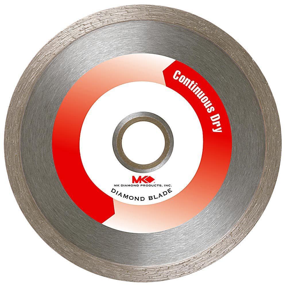 MK Diamond 4 in. Supreme Continuous Rim Dry Cutting Diamond Blade MK ...