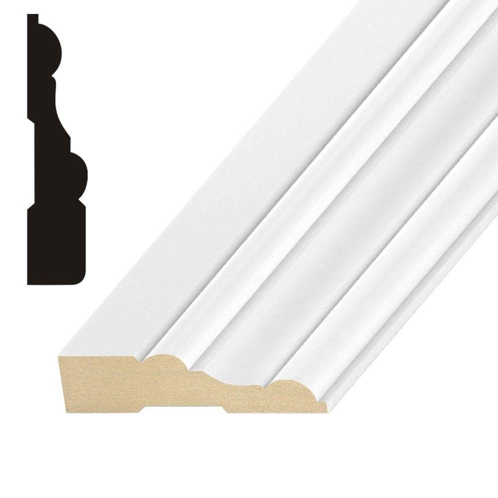 Builders Choice OP72 5/8 in. x 3 in. MDF Casing HDFB72 - The Home Depot