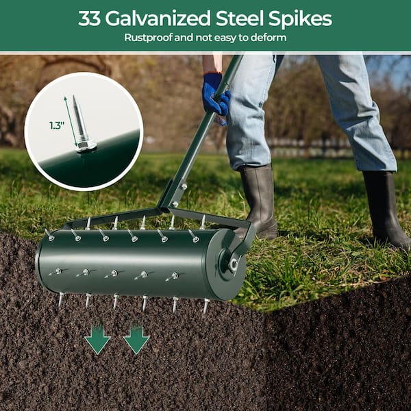 Manual lawn aerator home depot store