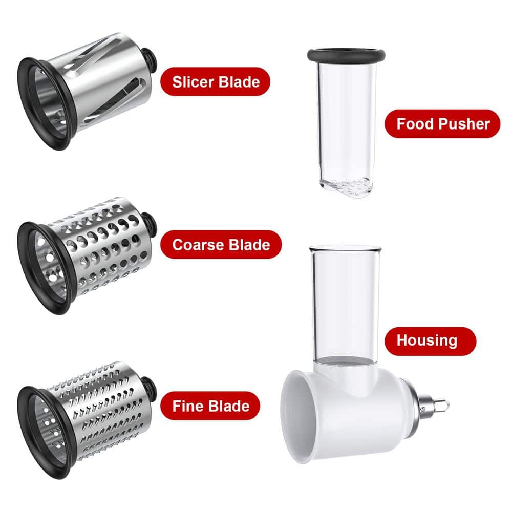 InnoMoon Cheese Grater Attachment for Kitchenaid, Vegetable Salad Maker ...