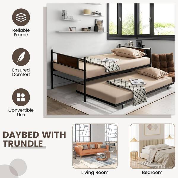 Zinus daybed with trundle store