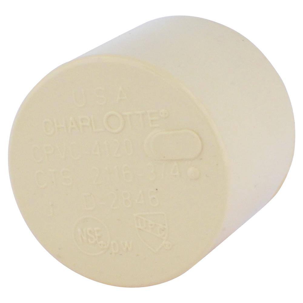 3/4 CTS CPVC Cap CTS021160800HD - The Home Depot