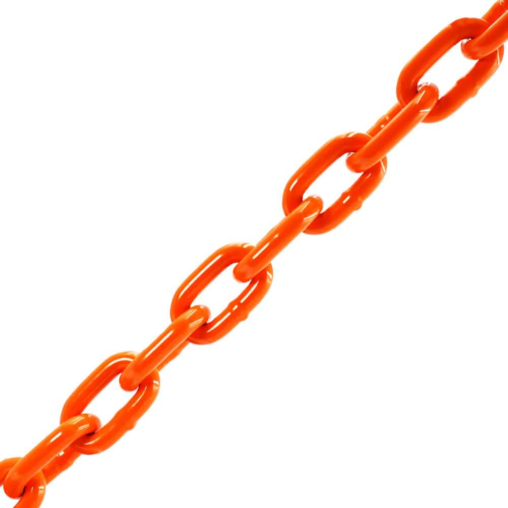Everbilt 5/16 in. x 1 ft. Hi-Test Chain High Visibility Orange Painted ...
