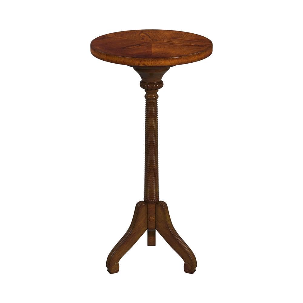 Butler Specialty Company Florence 12 in. Antique Cherry Round Wood ...