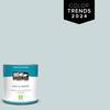 BEHR PREMIUM PLUS 1 qt. #PPU13-16 Offshore Mist Satin Enamel Low Odor ...
