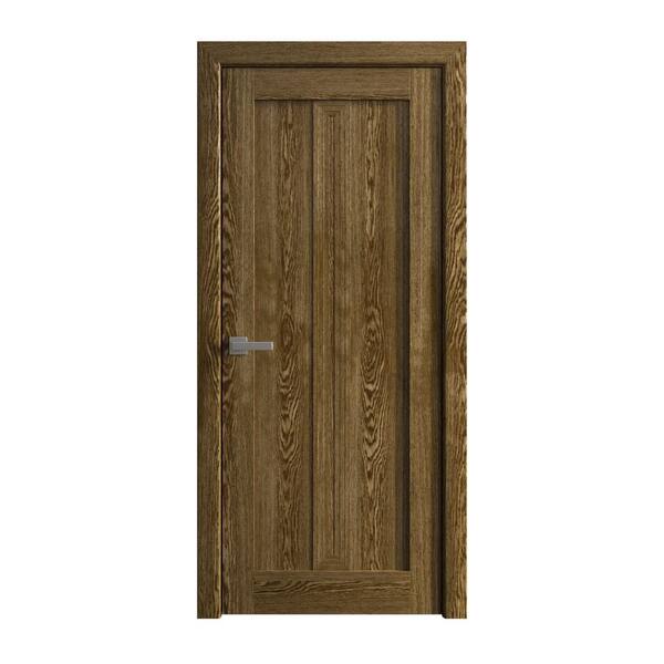 Sartodoors 36 in. x 96 in. Painted White Oak Color Solid Wood Swing ...