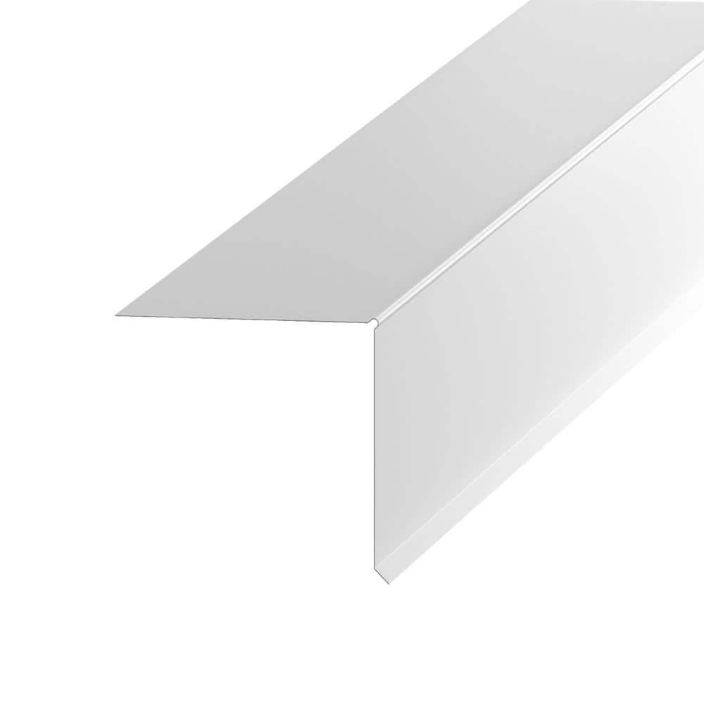 Amerimax Home Products 3 in. x 10 ft. White Steel Drip Edge C6 ...