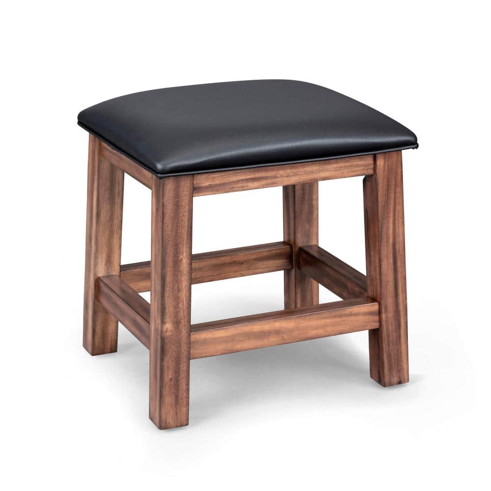 HOMESTYLES Forest Retreat Brown Teak Wood Vanity Bench 5185-28 - The ...