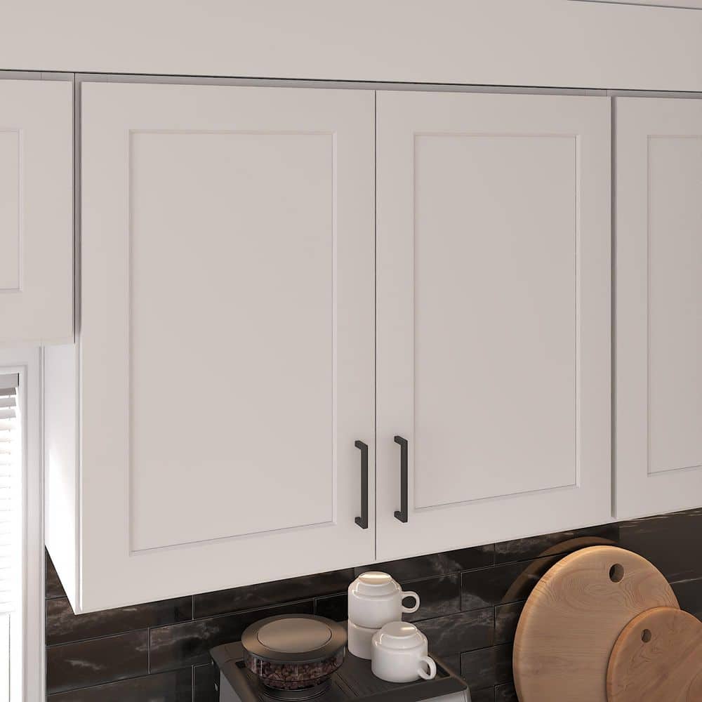 Furinno 36 in. W x 12 in. D x 30 in. H Ready to Assemble Wall Kitchen ...