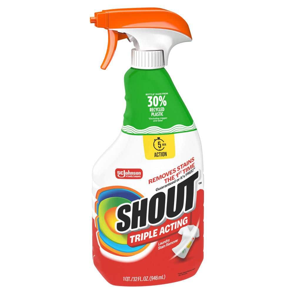 Shout 32 fl. oz. Trigger Fabric Stain Remover Spray 308680 - The Home Depot