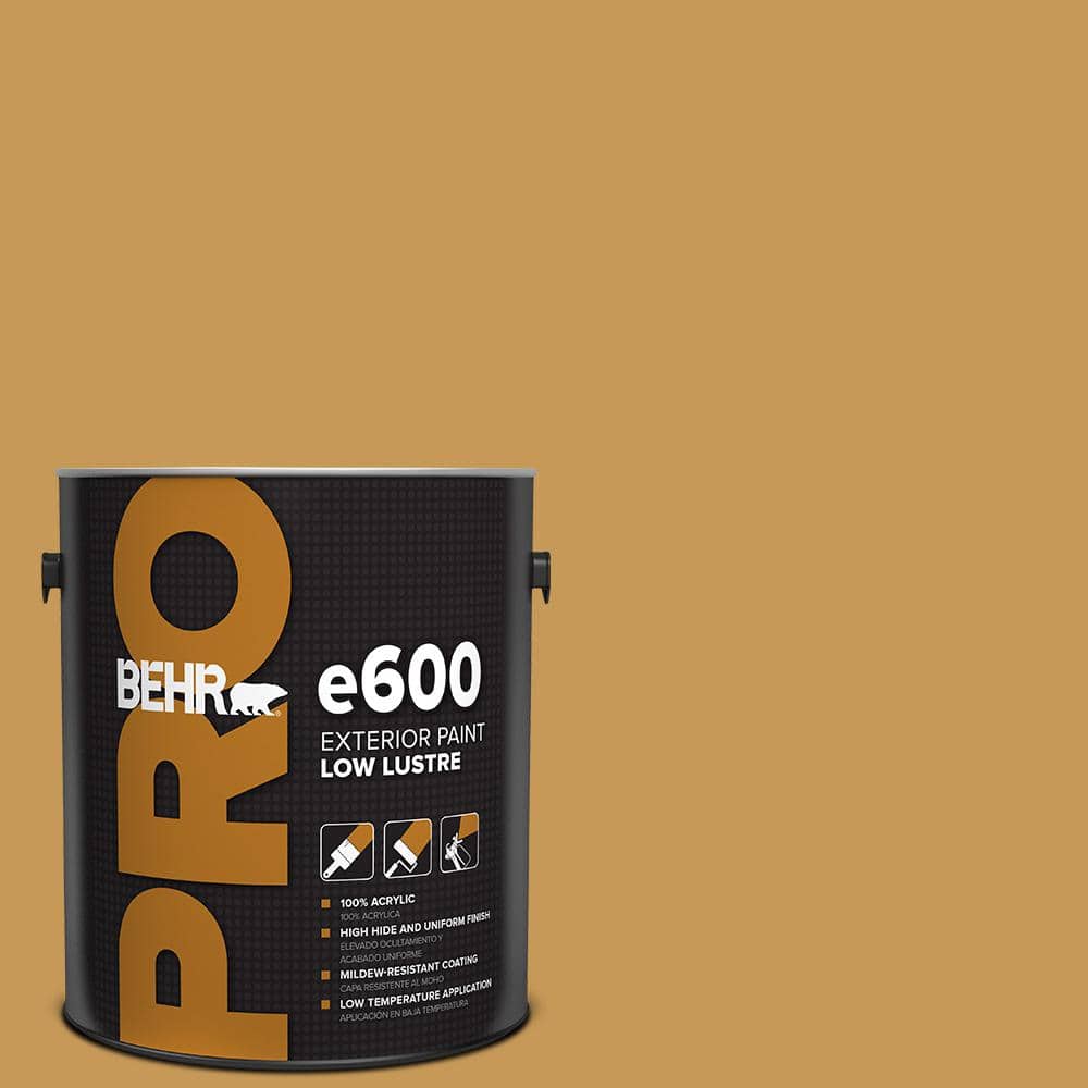 BEHR PRO 1 gal. #PMD-104 Amber Glass Low Luster Exterior Paint PR62301 ...