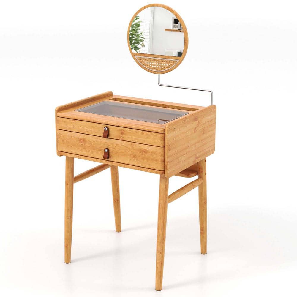 Have a question about Costway Natural Makeup Vanity Table with ... Have a question about Costway Natural Makeup Vanity Table with ...