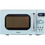 COMFEE 0.7 cu. ft. 700 Watt Compact Countertop Microwave in Cream with ...