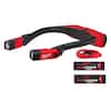 Milwaukee 400 Lumens LED REDLITHIUM Rechargeable Neck Light with Extra USB 3.0 Ah Battery 2117 ...