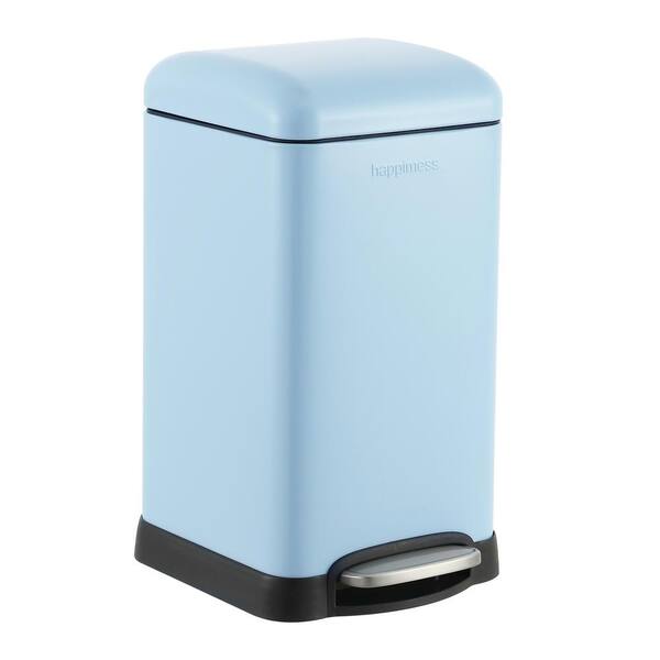 happimess Betty Retro Mini 3.2-Gal. Step-Open Trash Can, Limestone ...