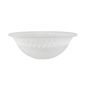 6 in. H x 15-3/4 in. Dia/Frosted Glass Shade For Torchiere Lamp, Swag Lamp and Pendant 23504-01 ...