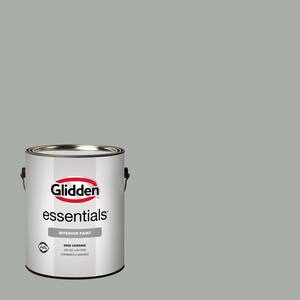 Glidden Premium 1 qt. Light Drizzle PPG1033-4 Satin Exterior Latex ...