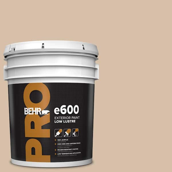 BEHR PRO 5 gal. #250E-3 Wild Porcini Low Luster Exterior Paint PR62005 ...