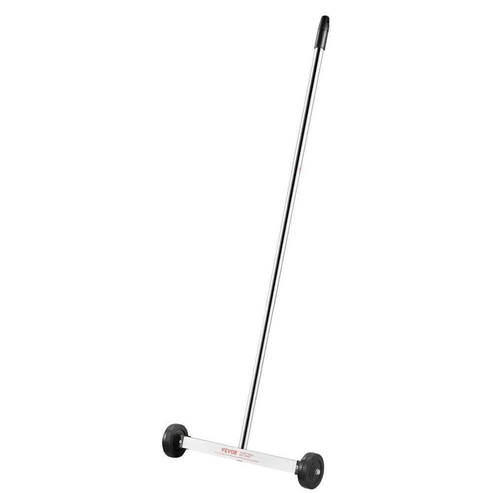 Tahanbath Magnetic Manual Floor Sweeper with Wheels 15 in. Mini 8 lbs ...