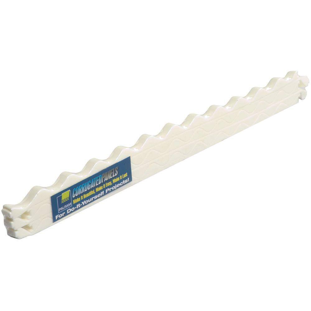 Palruf 36 in. Horizontal White Foam Roof Closure Strips (5-Pack) 92521 ...