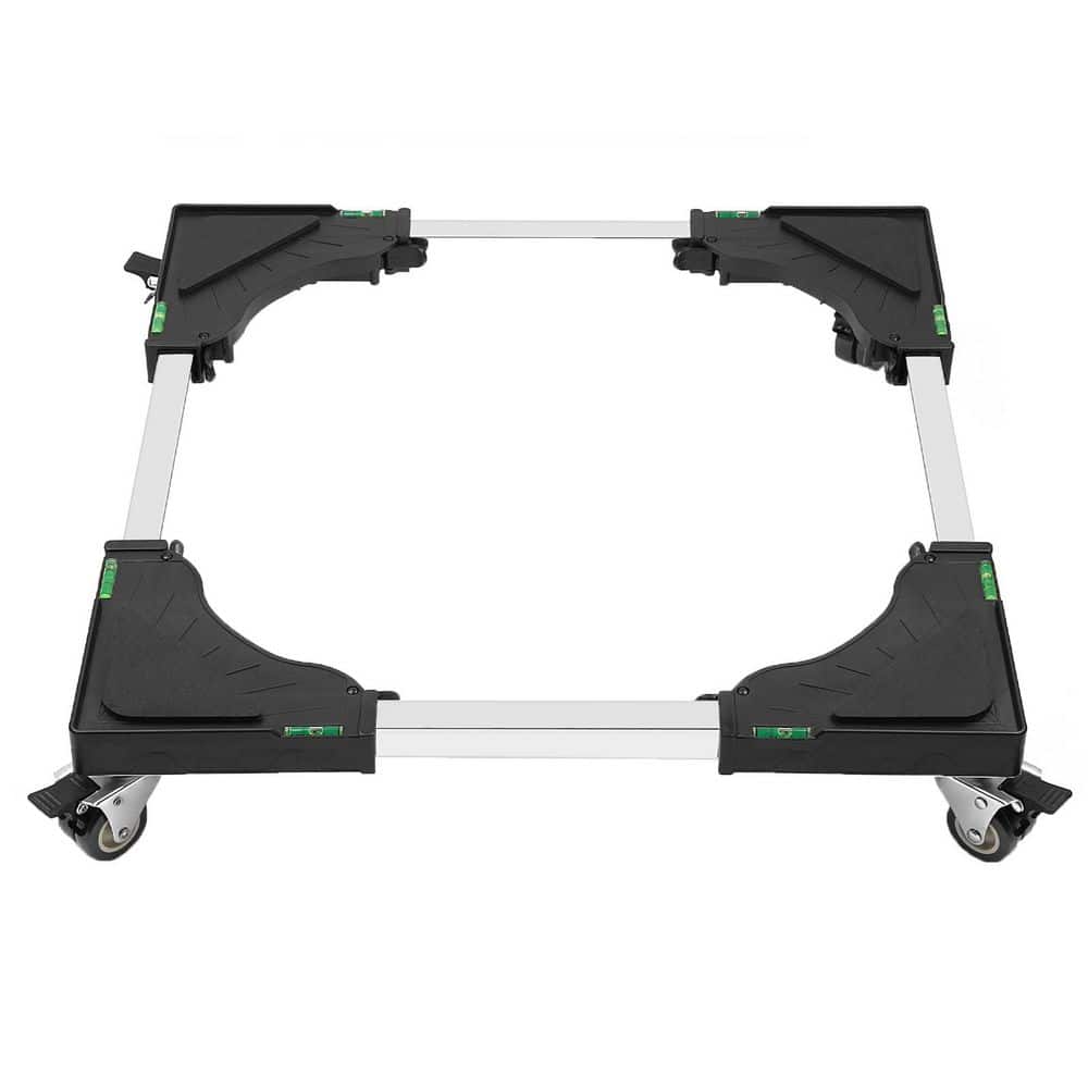 Afoxsos Adjustable Moving Serving Cart Dolly with 4-Locking Swivel ...