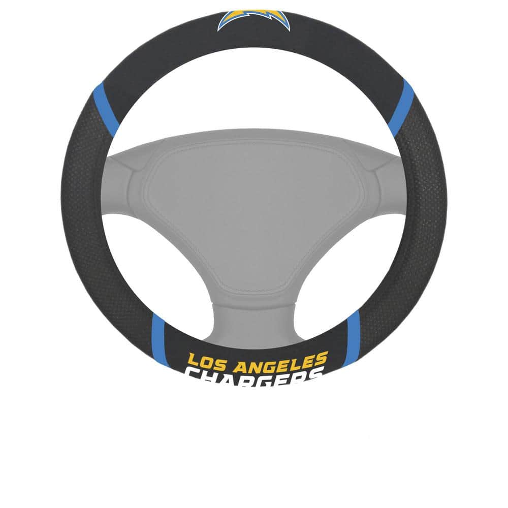 FANMATS NFL - Los Angeles Chargers Embroidered Steering Wheel Cover in ...