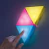 RGB Indoor Touch Activated Triangle Lights with Remote Control (3-Pack ...
