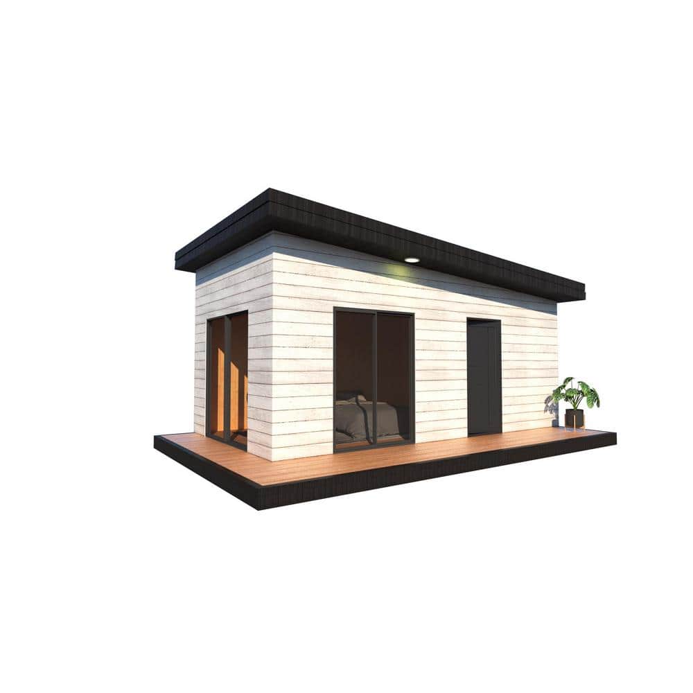 PLuS1 The Seattle 200 sq. ft. Tiny Small Home Steel Frame Building Kit ...