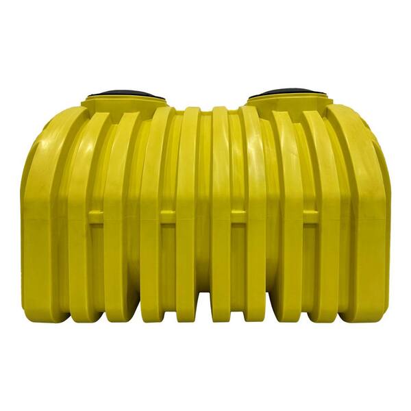 VPC 1000 Gal. Yellow Polyethylene Two Compartment Septic Tank 87-41720 ...
