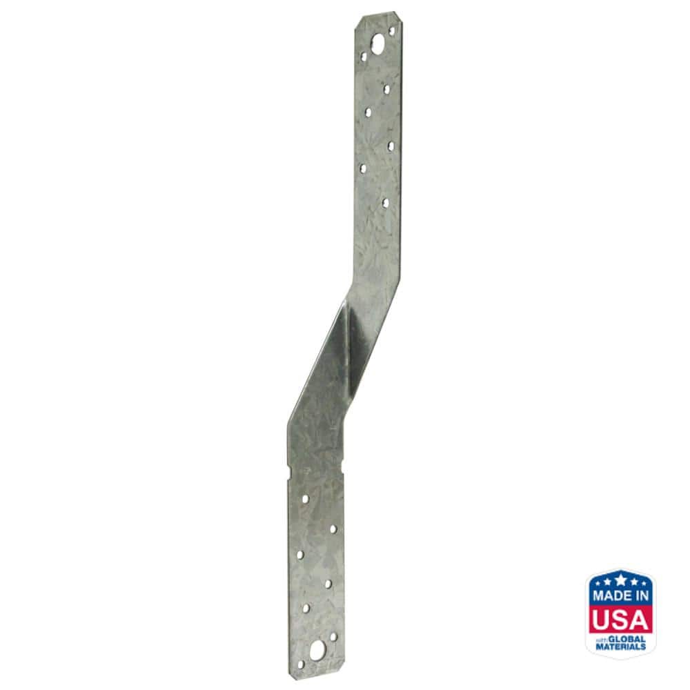 Simpson Strong-Tie MTS 12 in. 16-Gauge Galvanized Medium Twist Strap ...