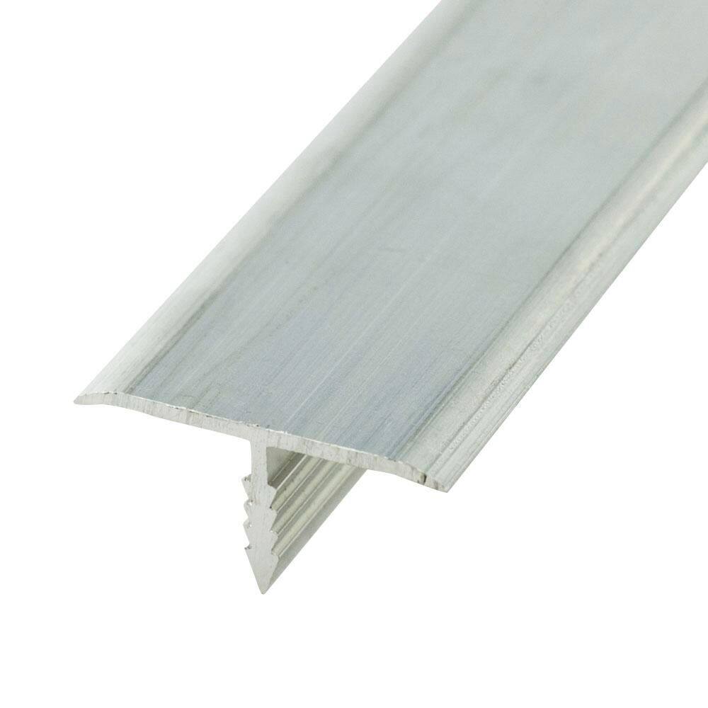 Outwater 1 in. Clear Anodized Satin Aluminum Center Barb Furniture ...