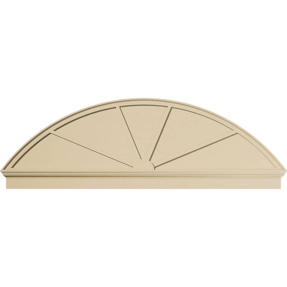 Ekena Millwork 86-in W x 28-3/8-in H x 2-3/4-in P Segment Arch 4 ...