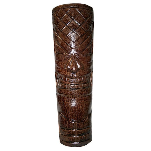 MARIPOSA POTTERY 5.75 in. Ceramic Small Tiki Pot STP - The Home Depot