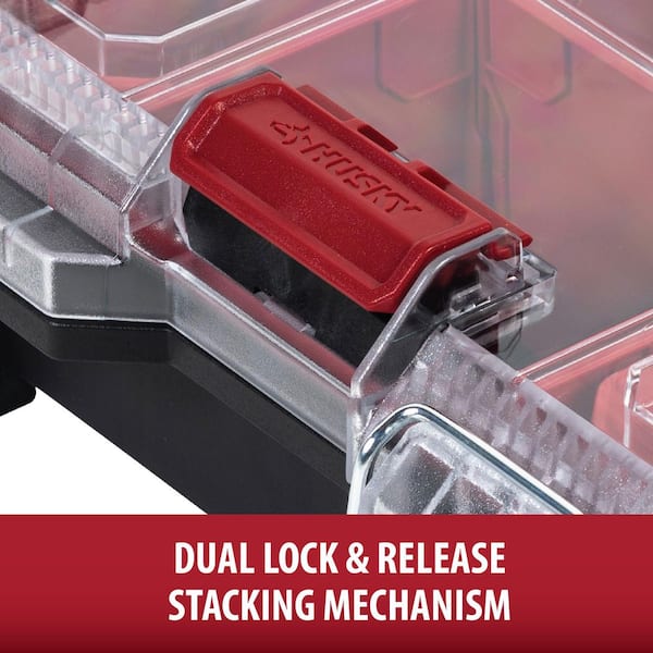 Husky Build-Out Modular Tool Storage 6-Compartment Deep Organizer ...