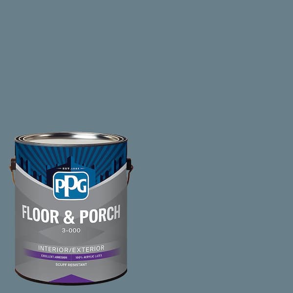 PPG 1 gal. PPG10-16 Artifact Satin Interior/Exterior Floor and Porch ...