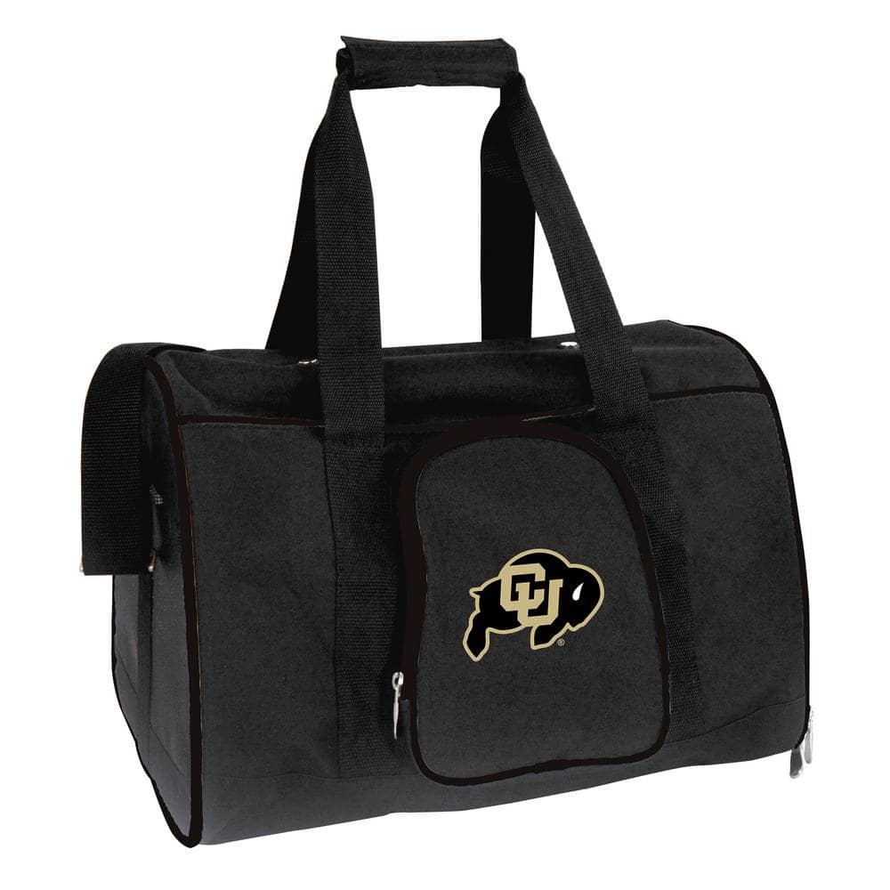 Denco NCAA Colorado Buffaloes Pet Carrier Premium 16 in. Bag in Black ...