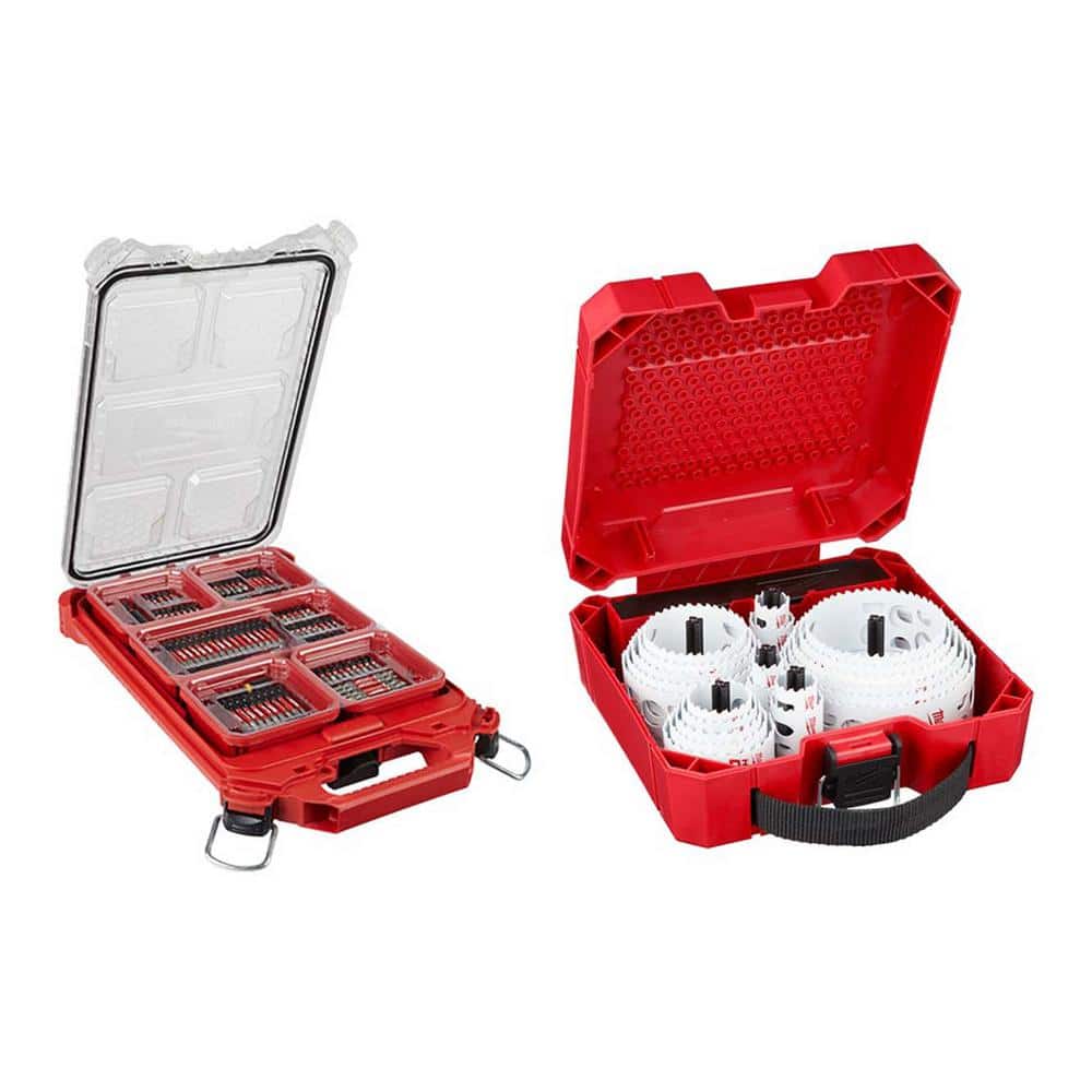 Milwaukee SHOCKWAVE Impact Duty Alloy Steel Screw Driver Bit Set with ...