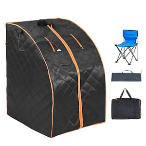 SteamSpa 1-Person Indoor PP Plastic 1050 Watt Portable Infrared Home ...