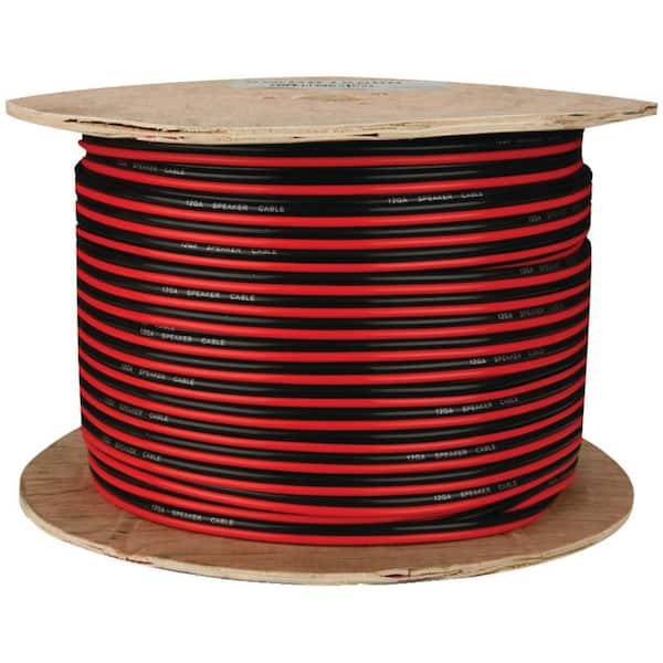 Install Bay 500 ft. 16/2 Primary Red/Black Paired Speaker Wire SWRB16 ...
