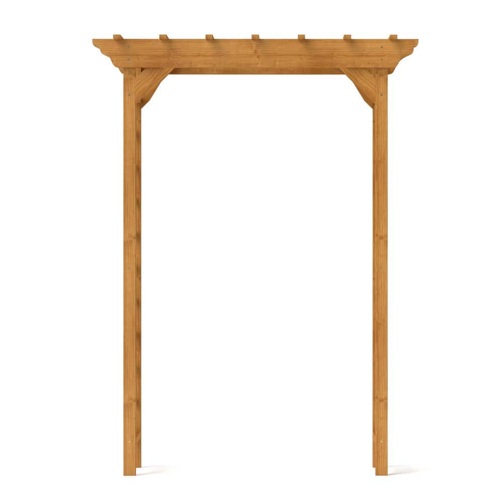maocao hoom 85 in. x 26 in. Wooden Arbor, Wedding Arch for Ceremony ...
