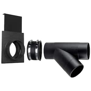 ‎POWERTEC 4 in. to 2-1/2 in. Dust Collection Splitter Fitting for Dust ...