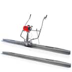 Tomahawk Power Vibrating Concrete Power Screed with 14 ft. and 8 ft ...