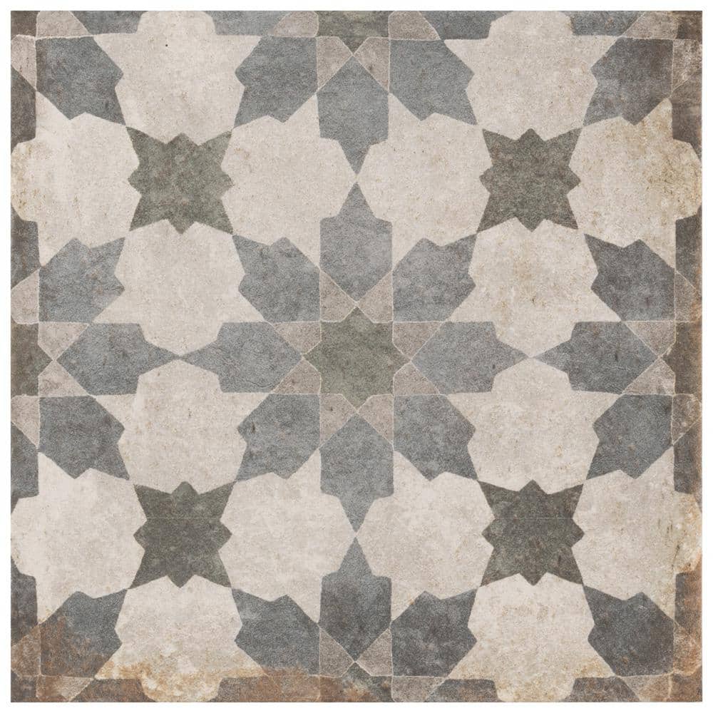 Merola Tile D'Anticatto Decor Varenna 8-3/4 in. x 8-3/4 in. Porcelain ...