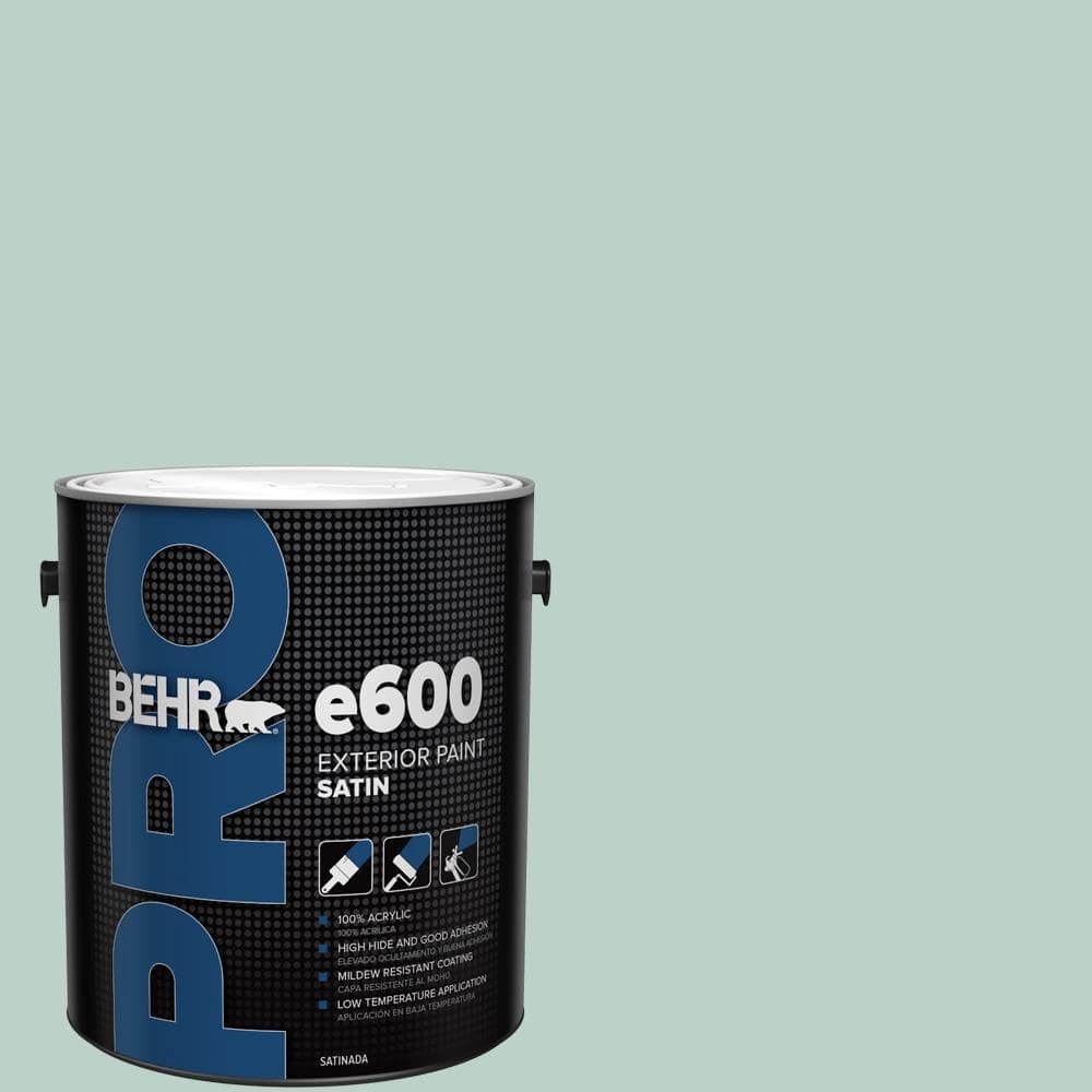 BEHR PRO 1 gal. #S420-2 Moon Glass Satin Exterior Paint PR64001 - The ...