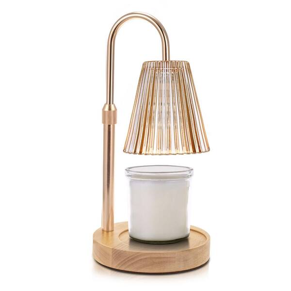 Briignite 12 In. Gold Gooseneck Shape Desk Lamp Wax Melter Bell Lamp ...