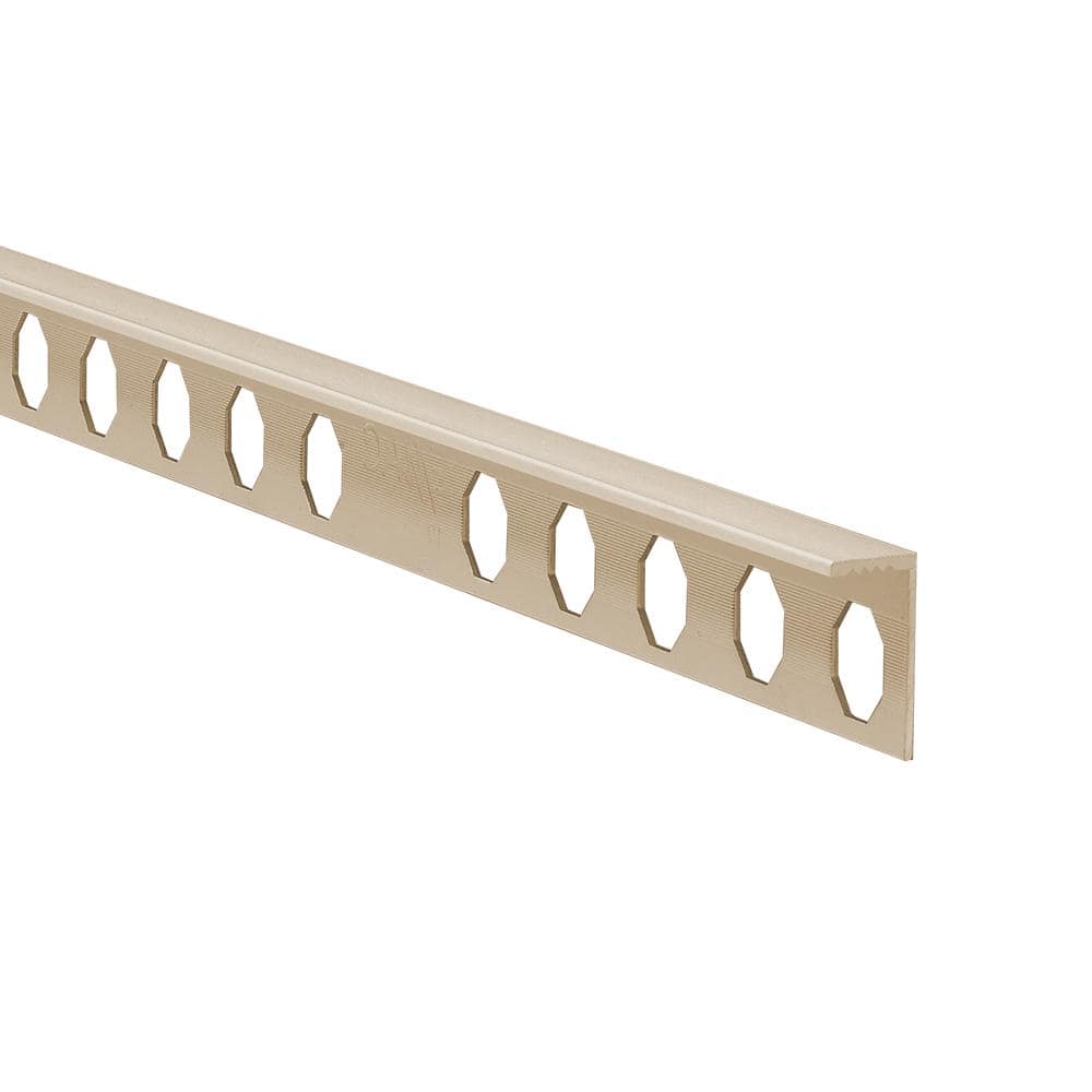 EMAC Novosuelo Beige 3/8 in. x 98-1/2 in. PVC Tile Edging Trim NLP0338 ...