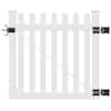 WamBam Fence 4 ft. x 4 ft. Premium Vinyl Classic Picket Fence Gate with ...