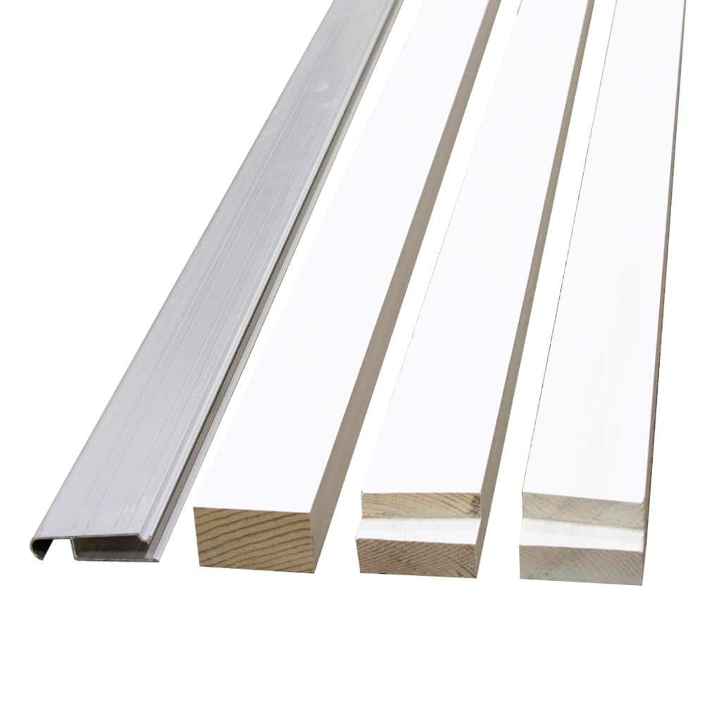 Builders Choice 6-9/16 in. Exterior Door Jamb Extension Kit with Mill ...