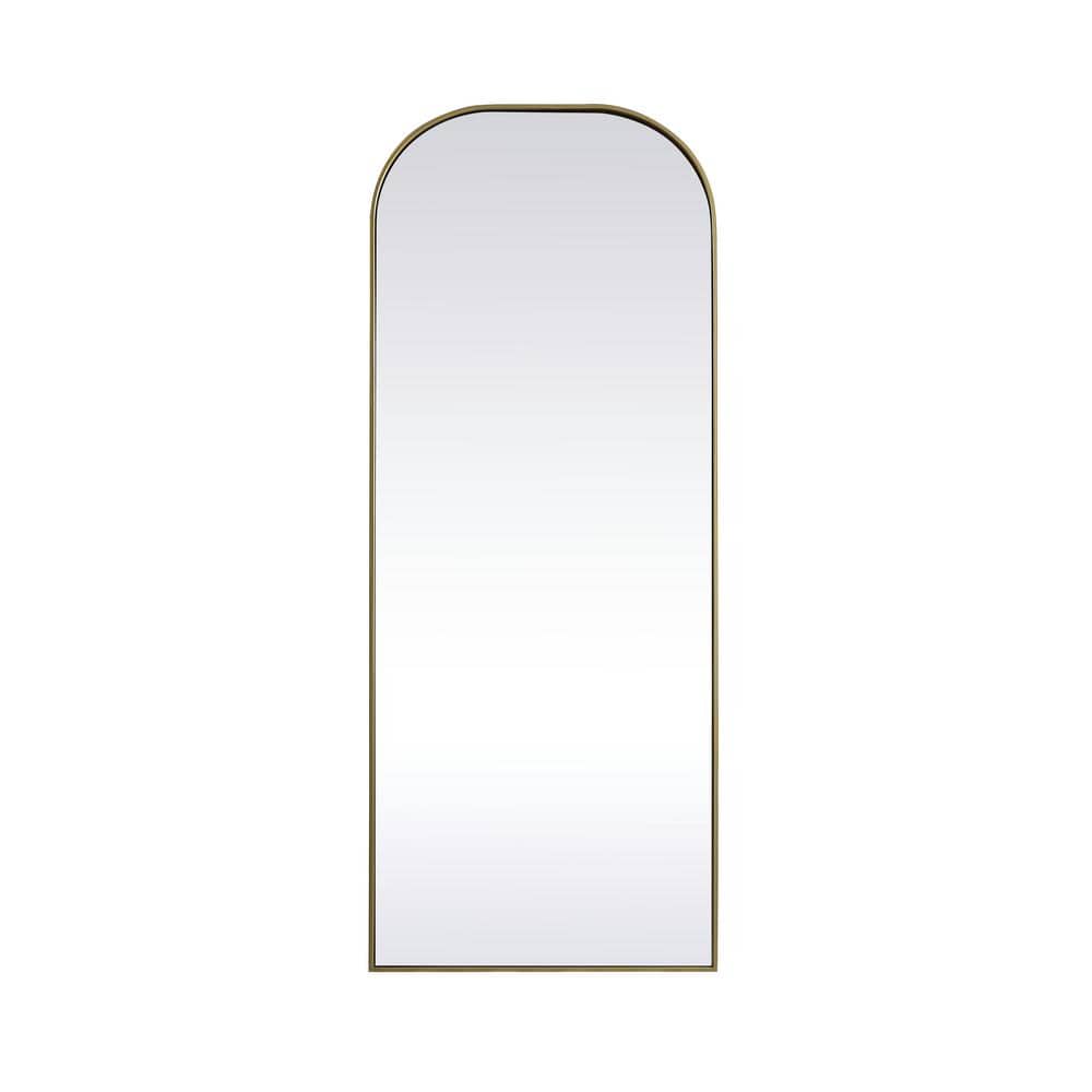Simply Living 74 In W X 28 In H Arch Metal Framed Brass Full Length simply-living-74-in-w-x-28-in-h-arch-metal-framed-brass-full-length